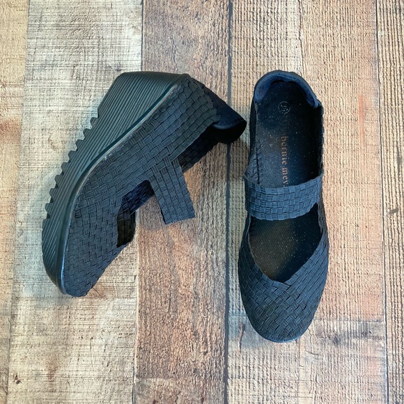 bernie mev. | Shoes | Bernie Mev Black Lulia Woven Womens Shoes Size 9 ...